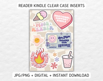 Kindle Case Insert Girly Girl Themed Background Customized Back Cover ...