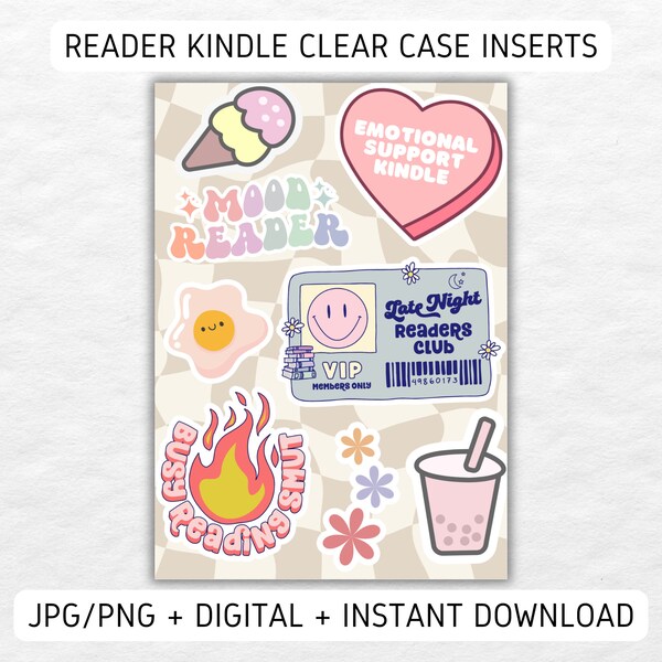 Kindle Printable Cover - Etsy