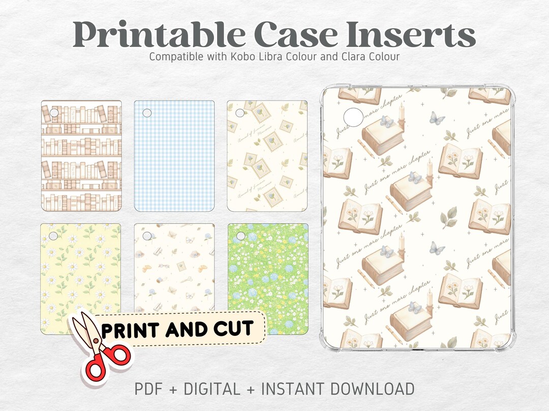 Kobo Libra Colour Kobo Clara Colour Printable Cardstock Clear Case ...