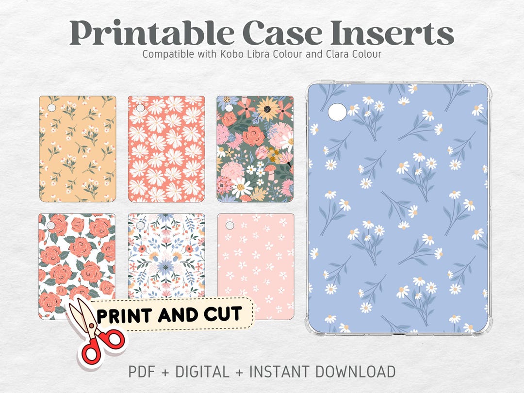 Kobo Libra Colour Kobo Clara Colour Printable Cardstock Clear Case ...