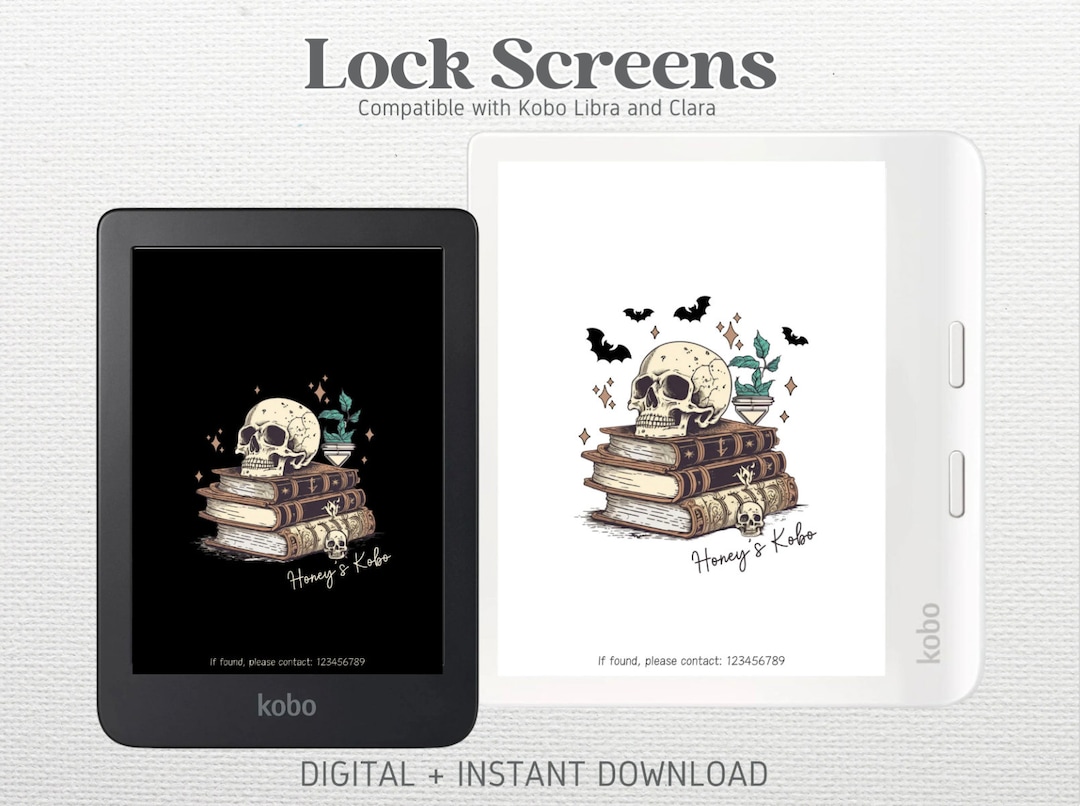CUSTOM Kobo Lock Screen Screensaver | Custom Wallpaper Halloween ...