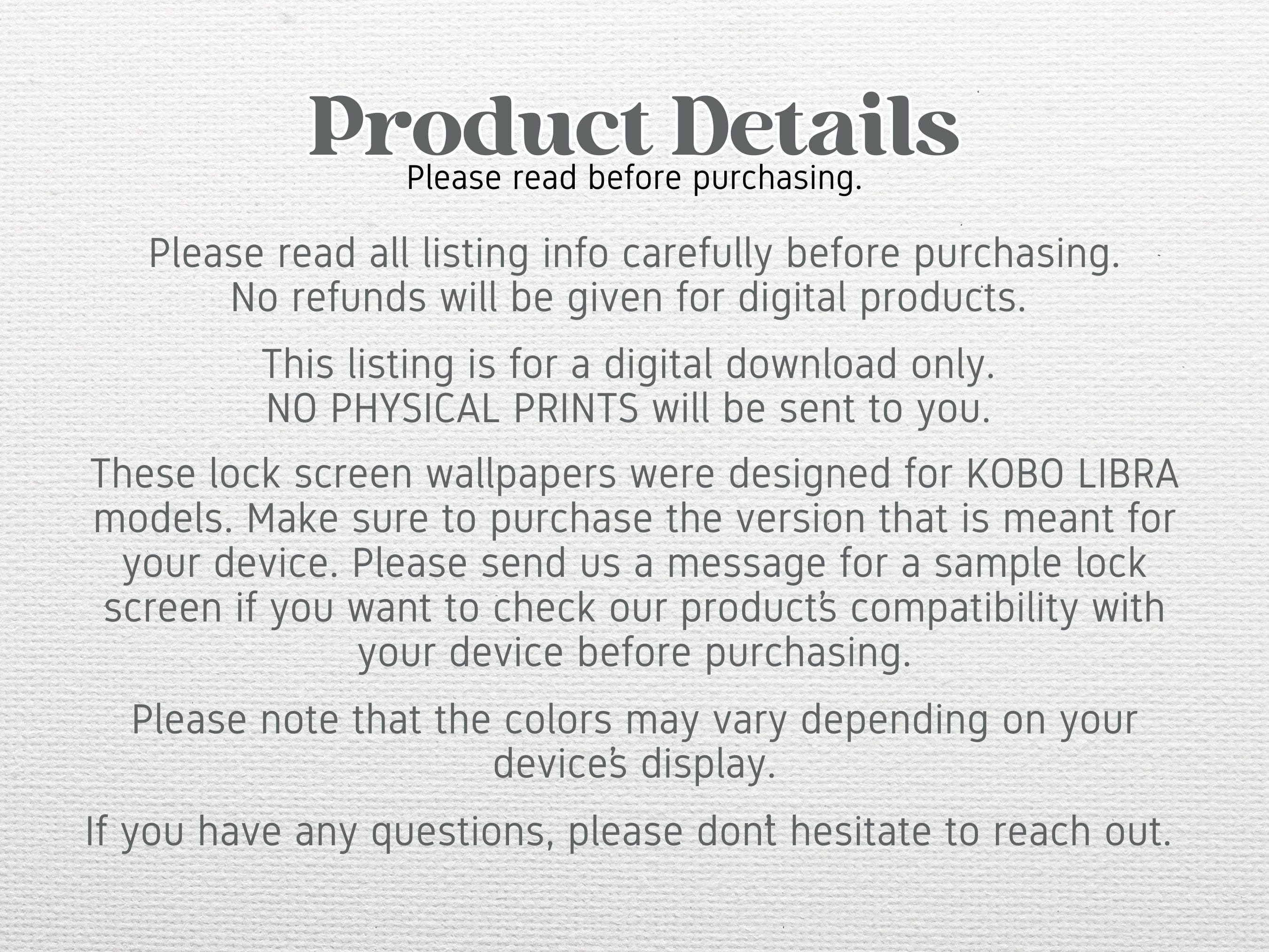 12 Lock Screens for Kobo Libra Colour Kobo Clara Colour Screensavers ...
