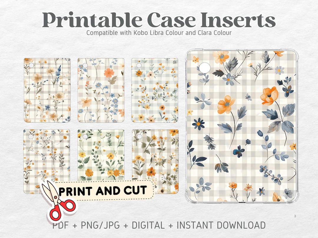 Kobo Libra Colour Kobo Clara Colour Printable Cardstock Clear Case ...