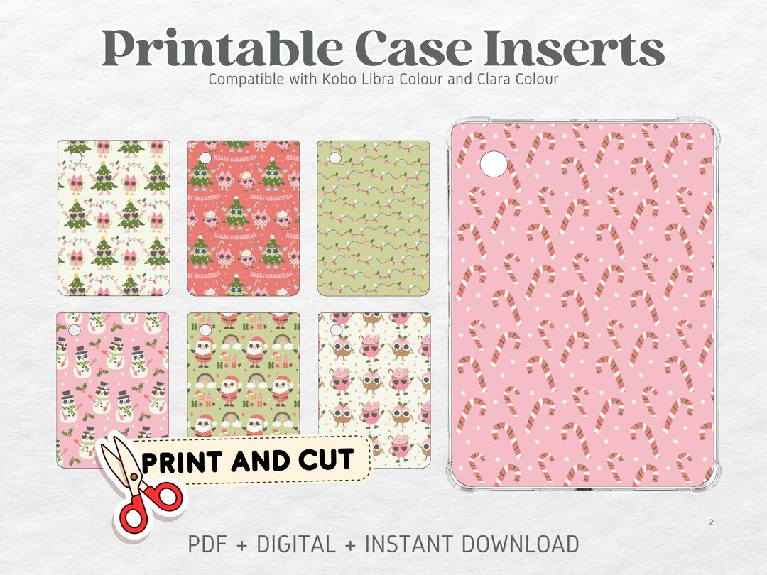 Kobo Libra Colour Kobo Clara Colour Printable Cardstock Clear Case ...