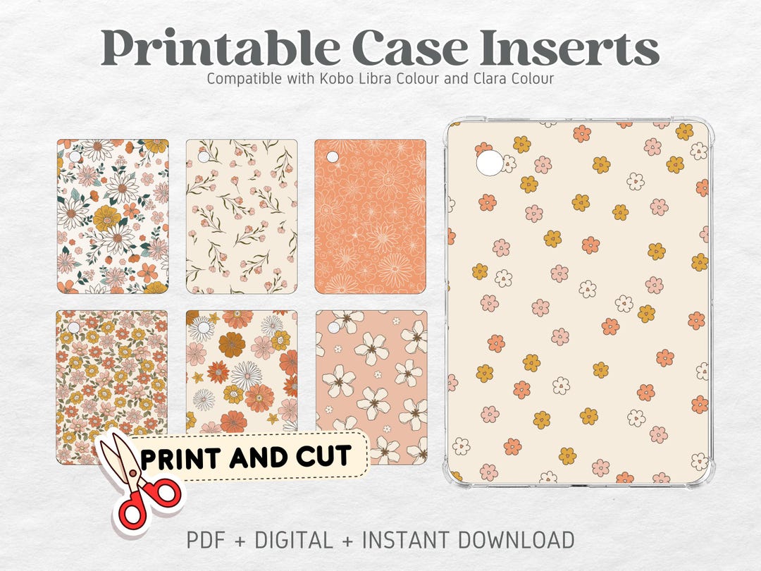 Kobo Libra Colour Kobo Clara Colour Printable Cardstock Clear Case ...