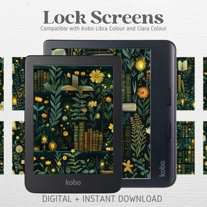 12 Lock Screens for Kobo Libra Colour Kobo Clara Colour Screensavers ...