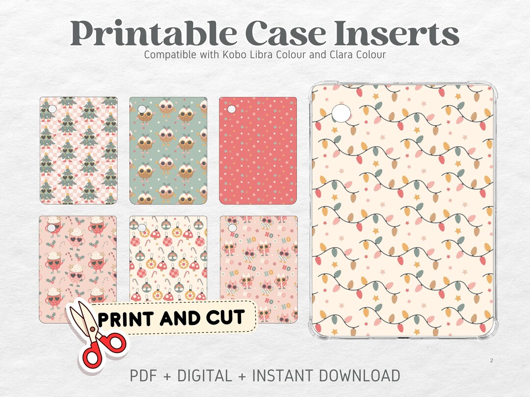 Kobo Libra Colour Kobo Clara Colour Printable Cardstock Clear Case ...