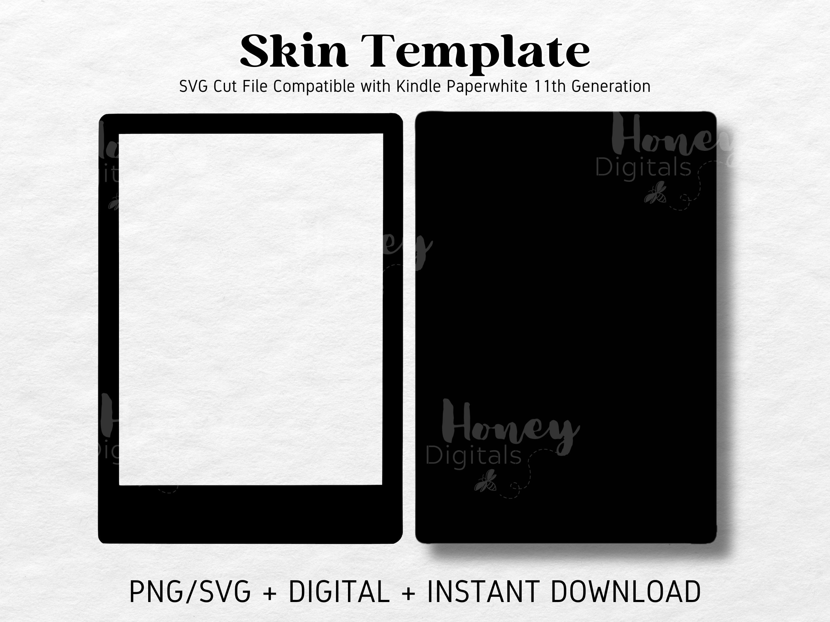 Skin Template for Kindle Paperwhite 11th Gen | SVG Cut File PNG - Etsy