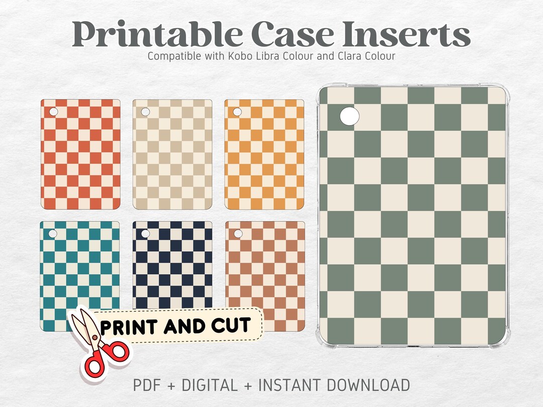 Kobo Libra Colour Kobo Clara Colour Printable Cardstock Clear Case ...