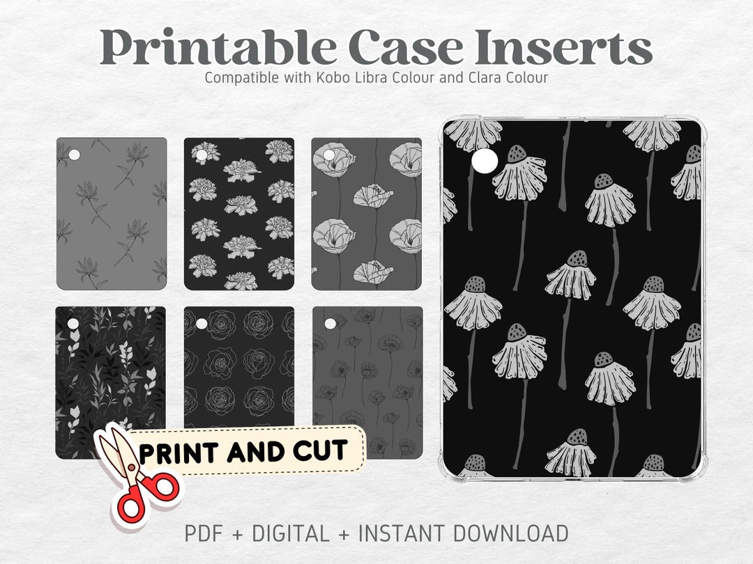 Kobo Libra Colour Kobo Clara Colour Printable Cardstock Clear Case ...