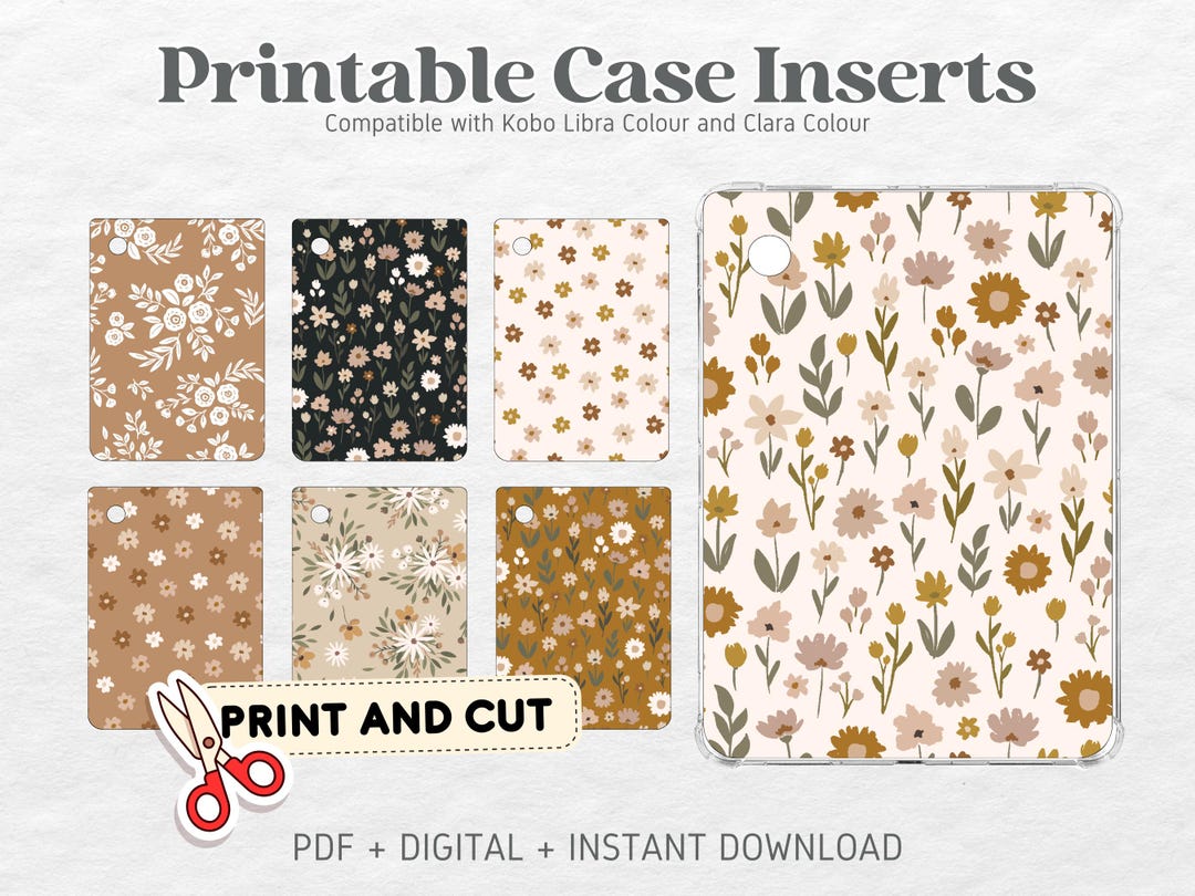 Kobo Libra Colour Kobo Clara Colour Printable Cardstock Clear Case ...