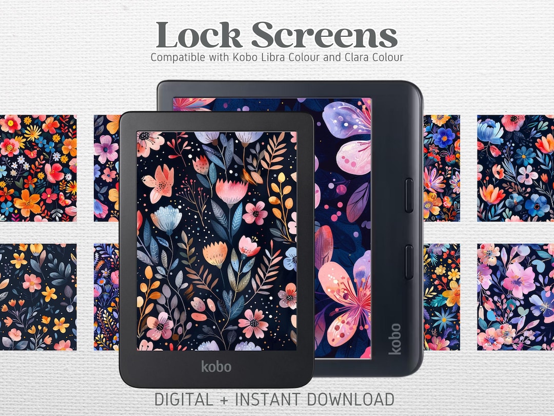 16 Lock Screens for Kobo Libra Colour Kobo Clara Colour Screensavers ...