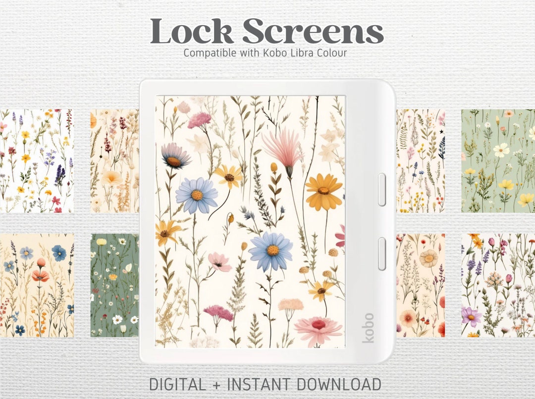 10 Lock Screens for Kobo Libra Colour Kobo Clara Colour Screensavers ...