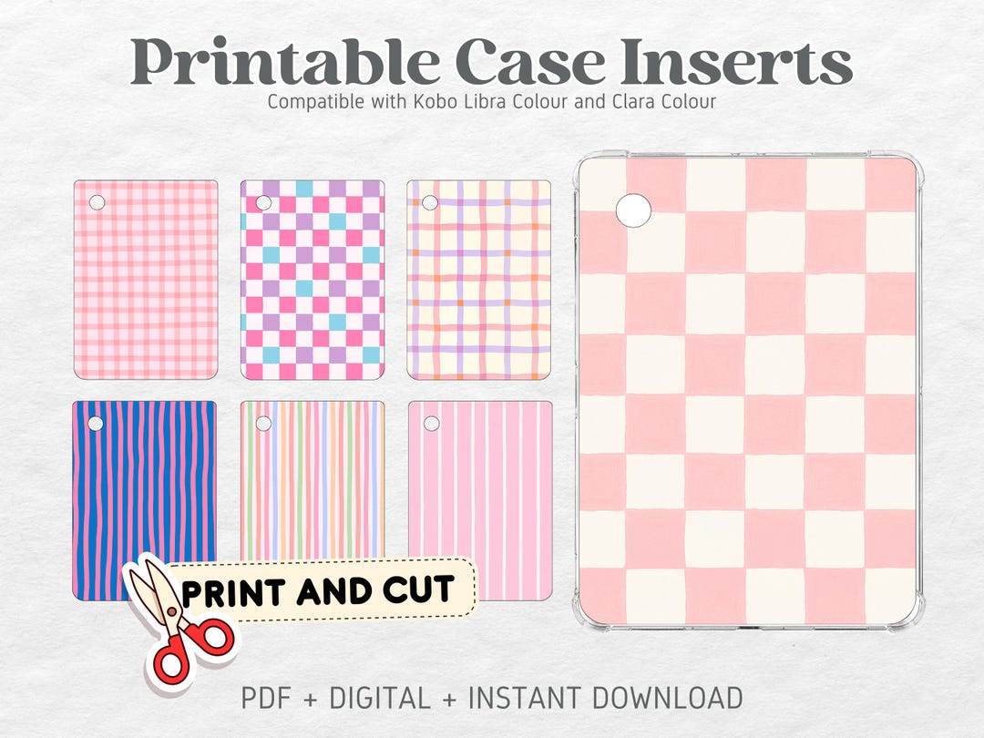 Kobo Libra Colour Kobo Clara Colour Printable Cardstock Clear Case ...