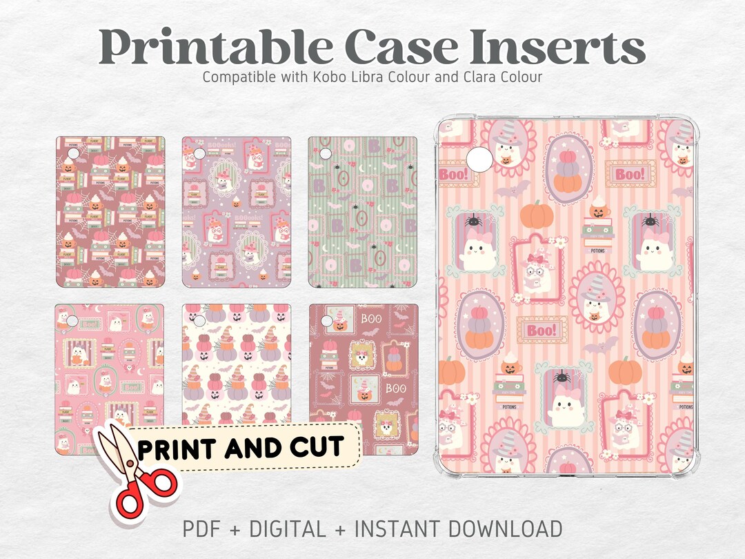 Kobo Libra Colour Kobo Clara Colour Printable Cardstock Clear Case ...