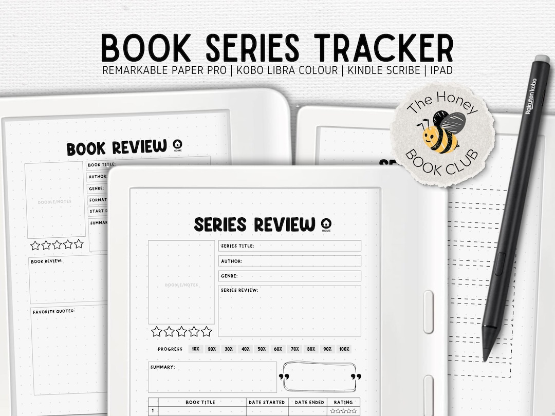 Series Tracker | for Remarkable Paper Pro, Kobo Libra Colour, Kindle ...