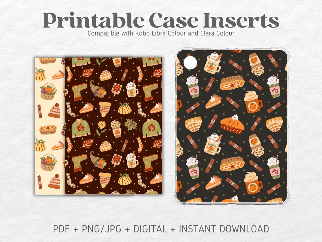 Kobo Libra Colour Kobo Clara Colour Printable Cardstock Clear Case ...
