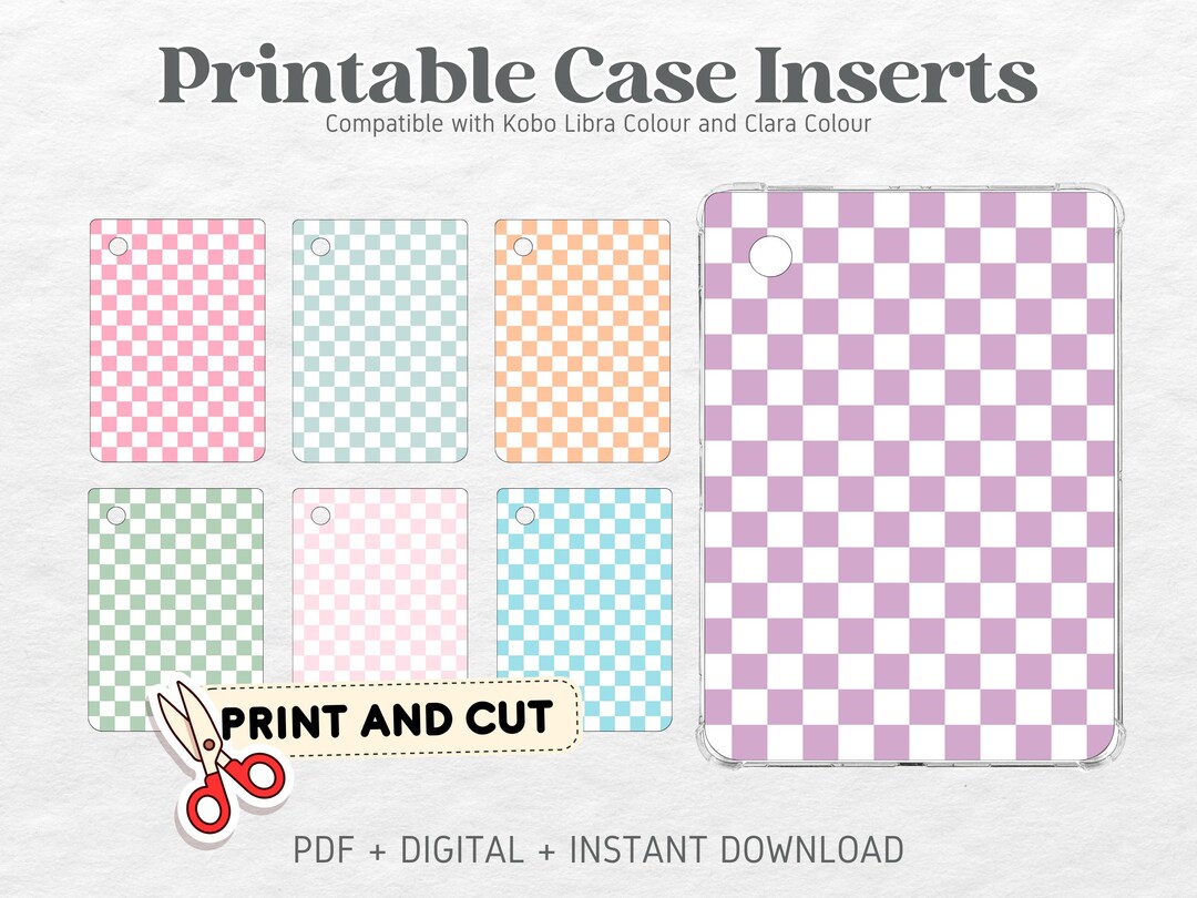 Kobo Libra Colour Kobo Clara Colour Printable Cardstock Clear Case ...