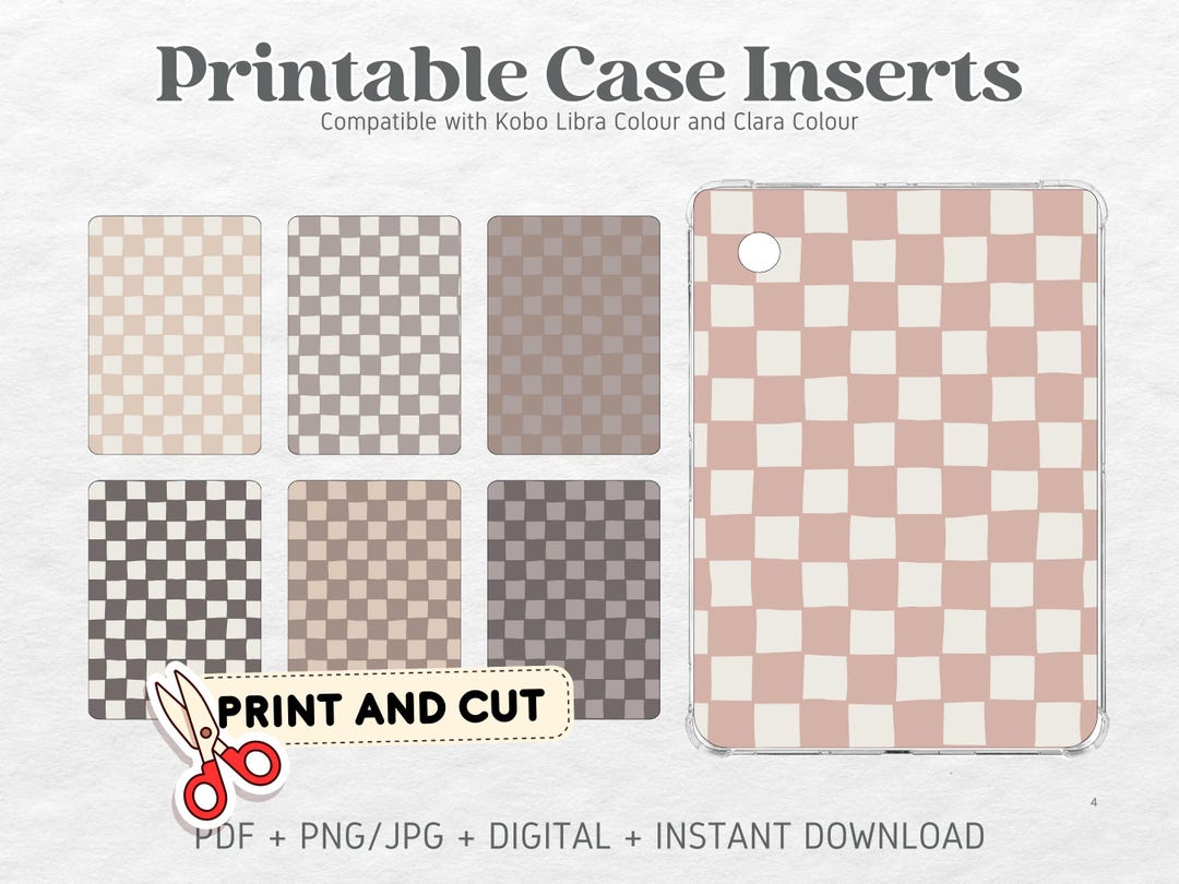 Kobo Libra Colour Kobo Clara Colour Printable Cardstock Clear Case ...