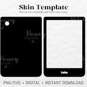 Skin Template for Kobo Clara Colour | SVG Cut File PNG - Etsy