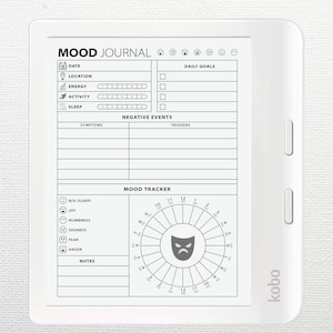 Kobo Libra Colour Mood Journal Vol 1 200 Pages Digital Download PDF - Etsy