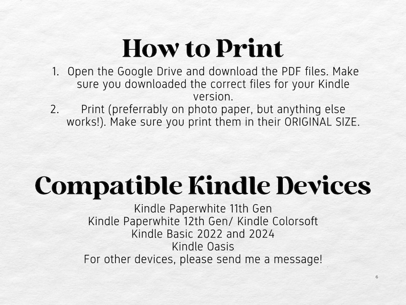 Kindle Printable Cardstock Clear Case Inserts | Neutral Checkers | Background Customized Back ...