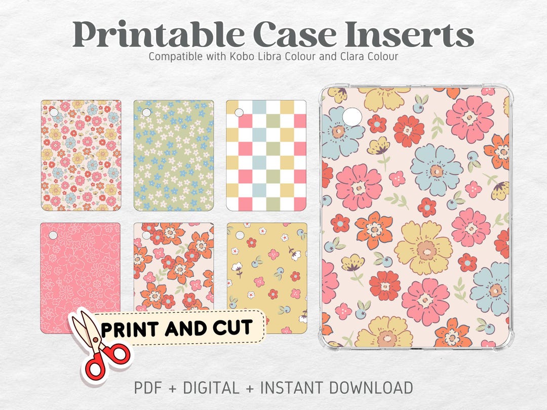 Kobo Libra Colour Kobo Clara Colour Printable Cardstock Clear Case ...