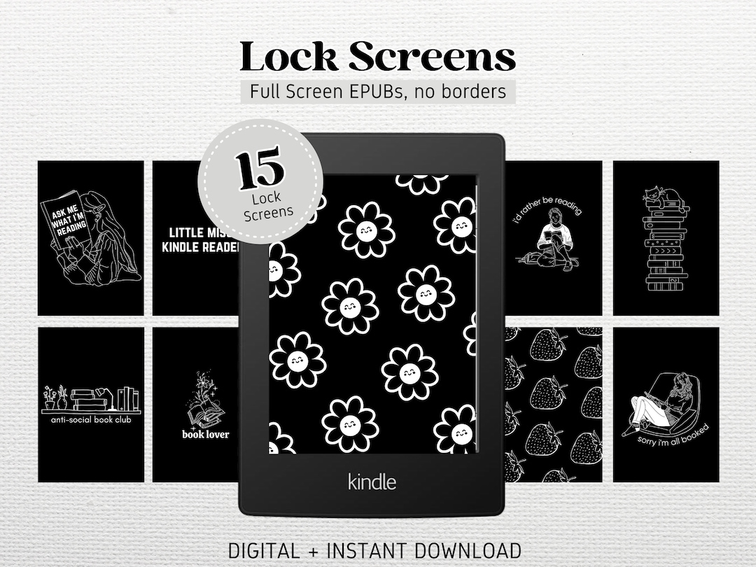15 Lock Screens for Kindle FULL SCREEN Screensaver | Kindle Wallpaper ...