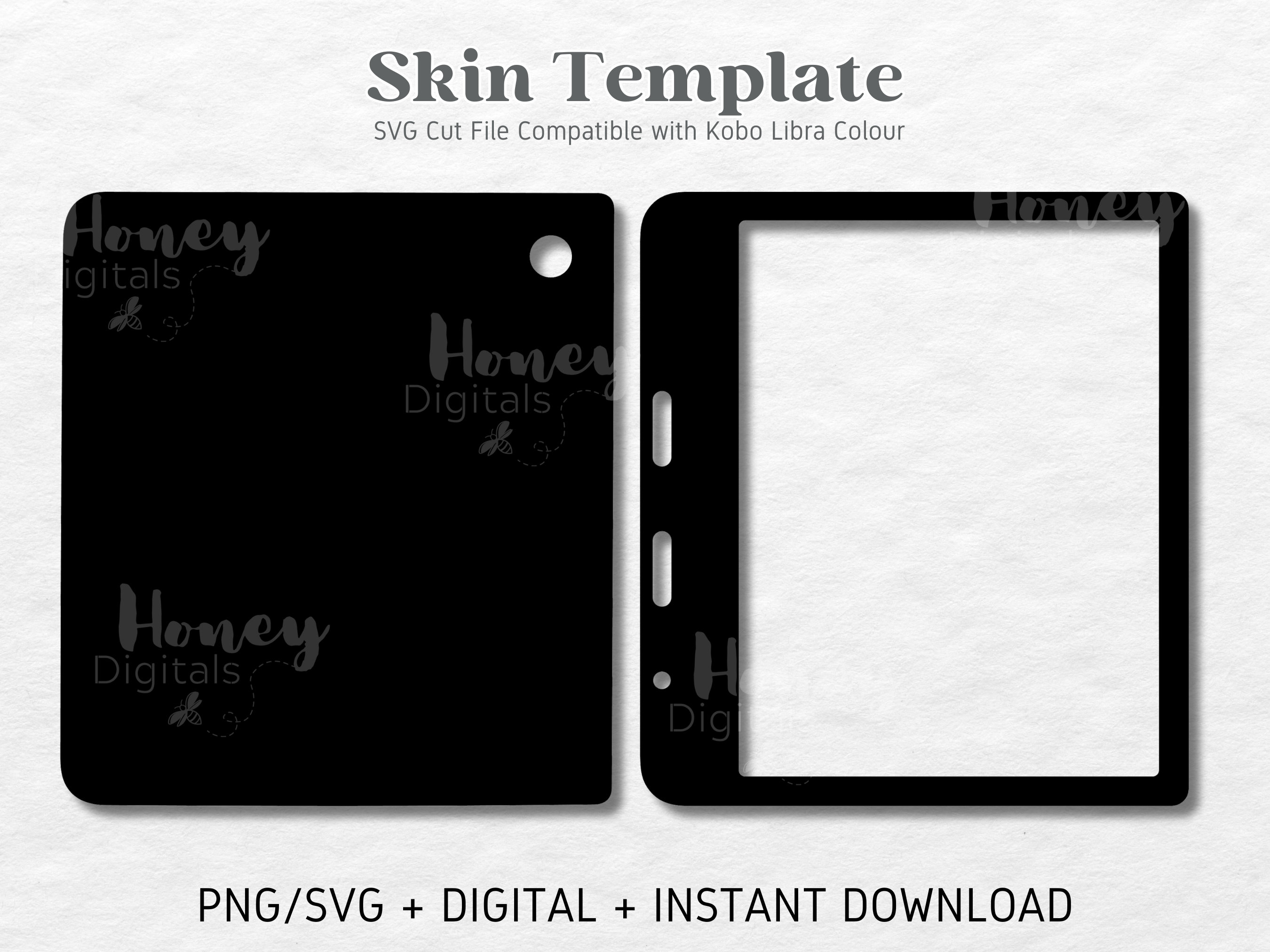 Skin Template for Kobo Libra Colour | SVG Cut File PNG - Etsy