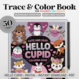 Coloring Book for Coloured E-ink Tablets | Compatible With Kobo Libra ...