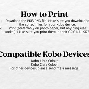 Kobo Libra Colour Kobo Clara Colour Printable Cardstock Clear Case ...