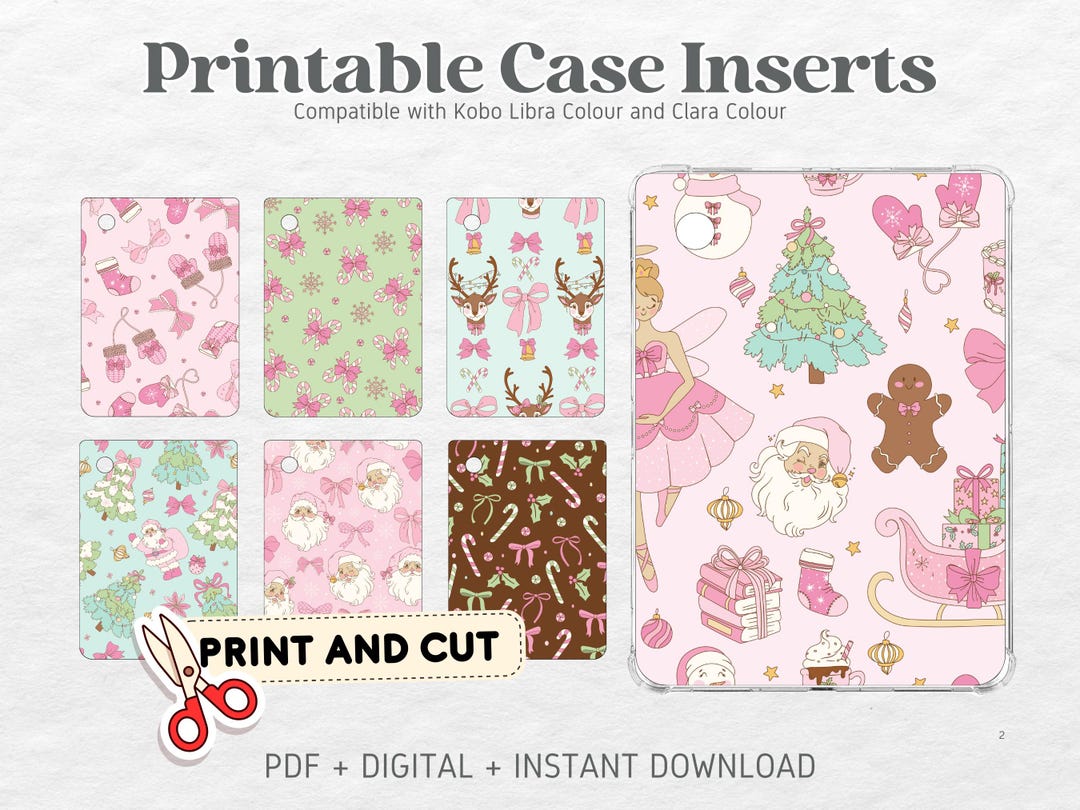 Kobo Libra Colour Kobo Clara Colour Printable Cardstock Clear Case ...