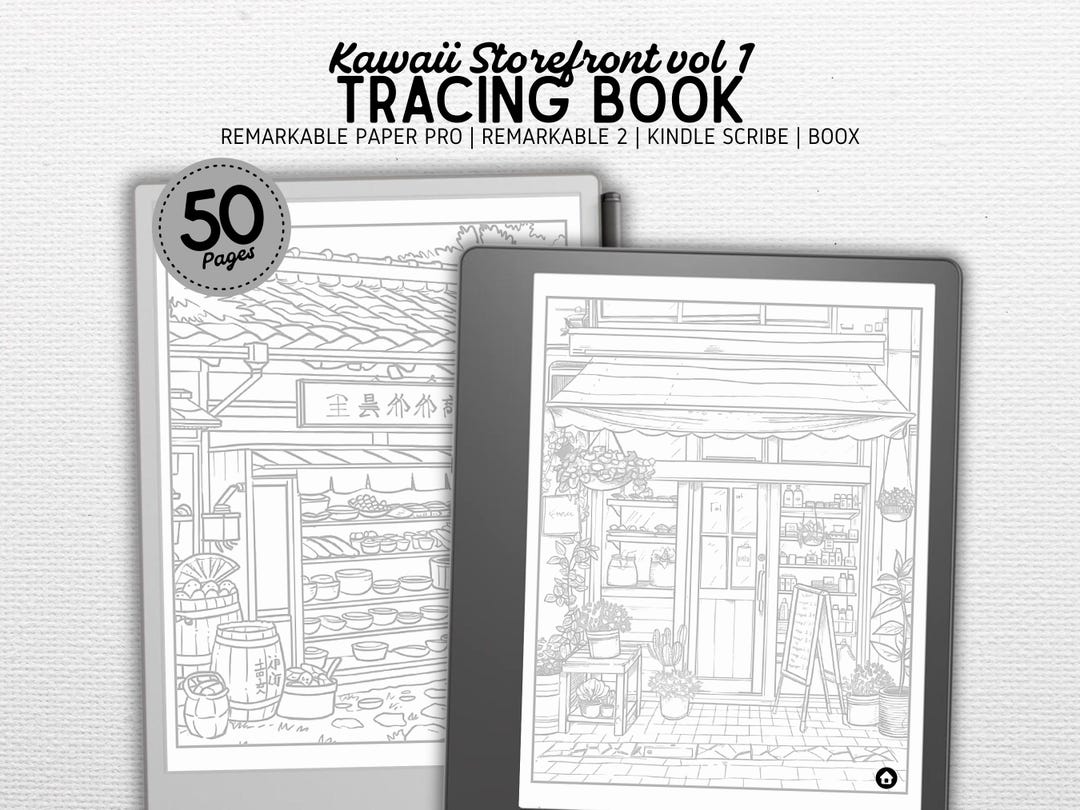 Tracing Book | Compatible With Kindle Scribe, Remarkable, Boox ...