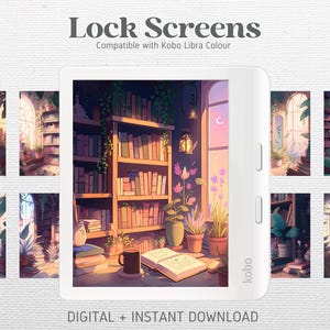14 Lock Screens for Kobo Libra Colour Kobo Clara Colour Screensavers ...