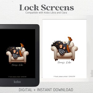 CUSTOM Kobo Lock Screen Screensaver | Custom Wallpaper Girl Reading ...
