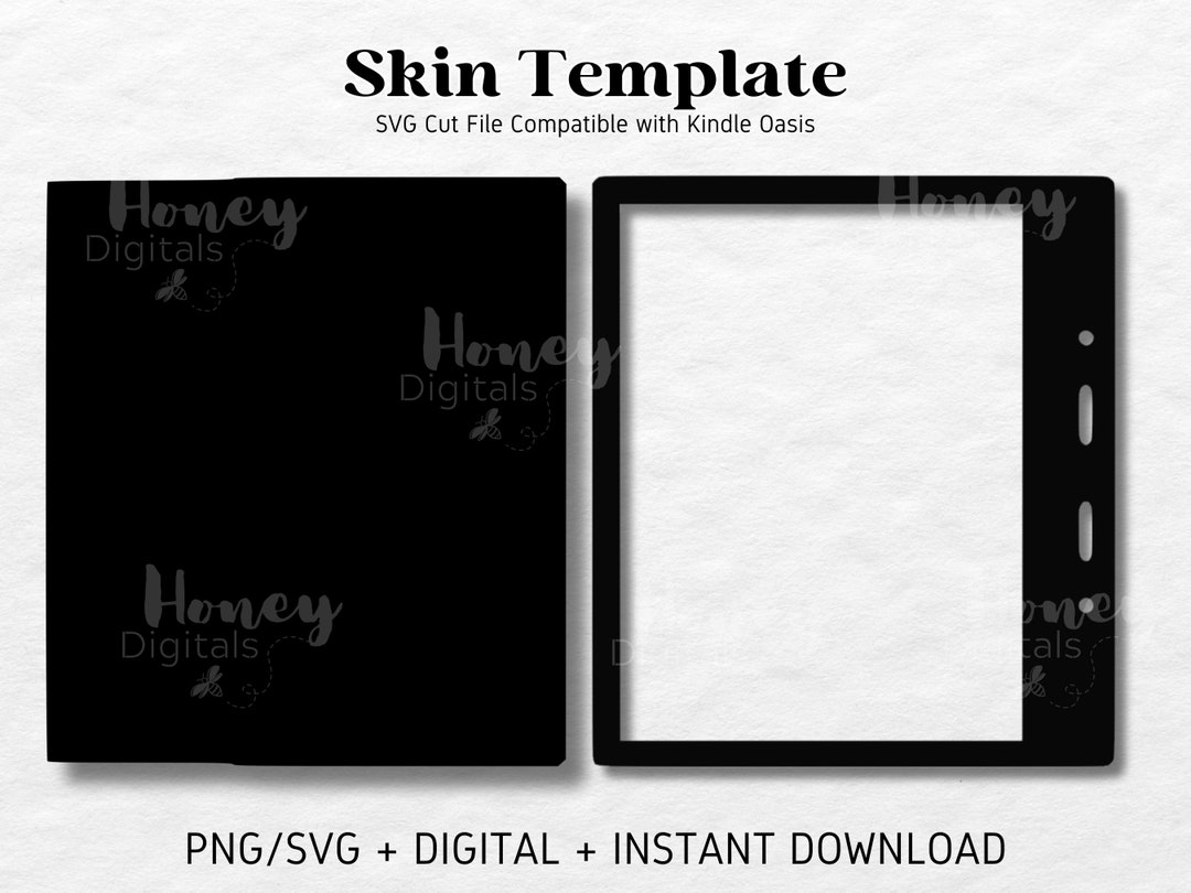 Skin Template for Kindle Oasis | SVG Cut File PNG - Etsy