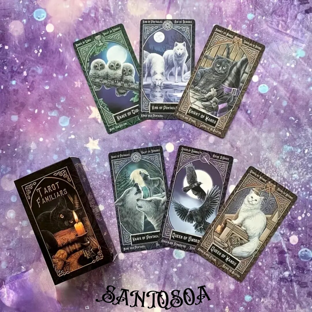78 Unique Familiars Tarot Card Deck Midnight Magic A Deck of - Etsy