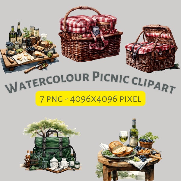 Picnic Illustration - Etsy