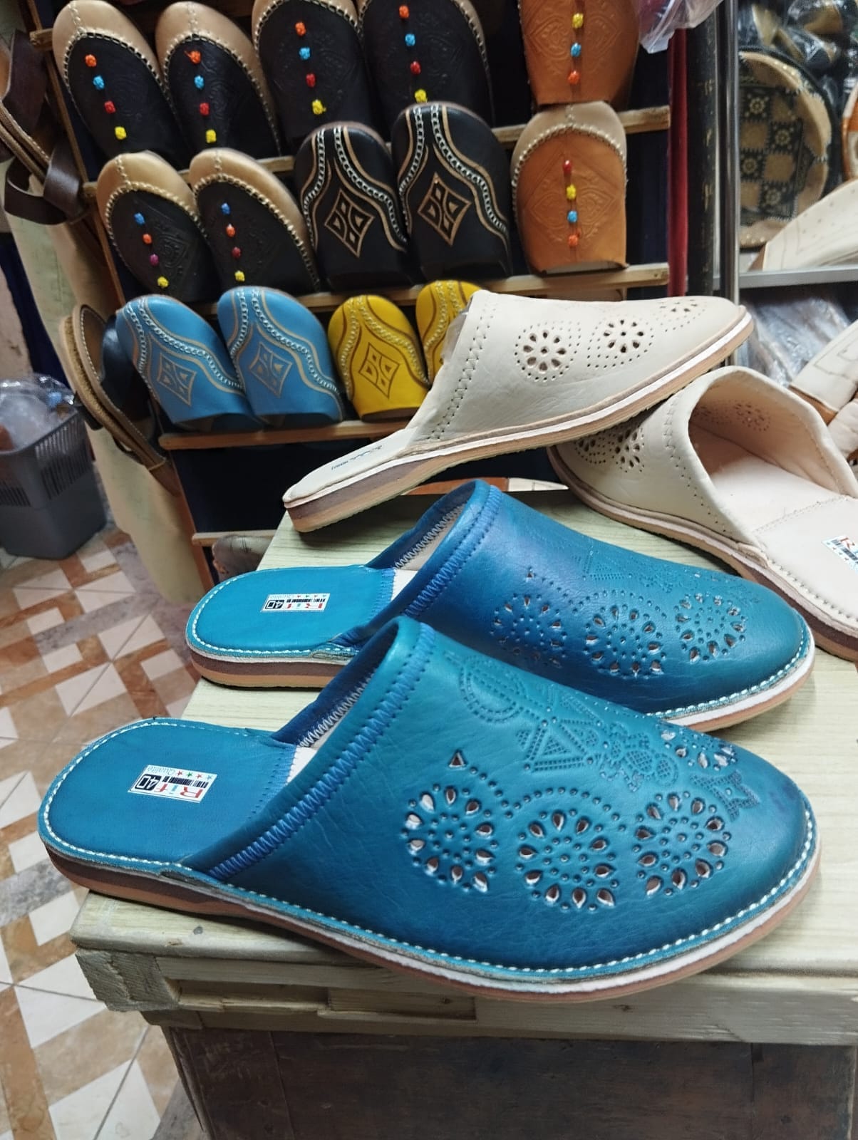 Traditional Moroccan Balgha Leather Shoes Slippers for Adults - Etsy