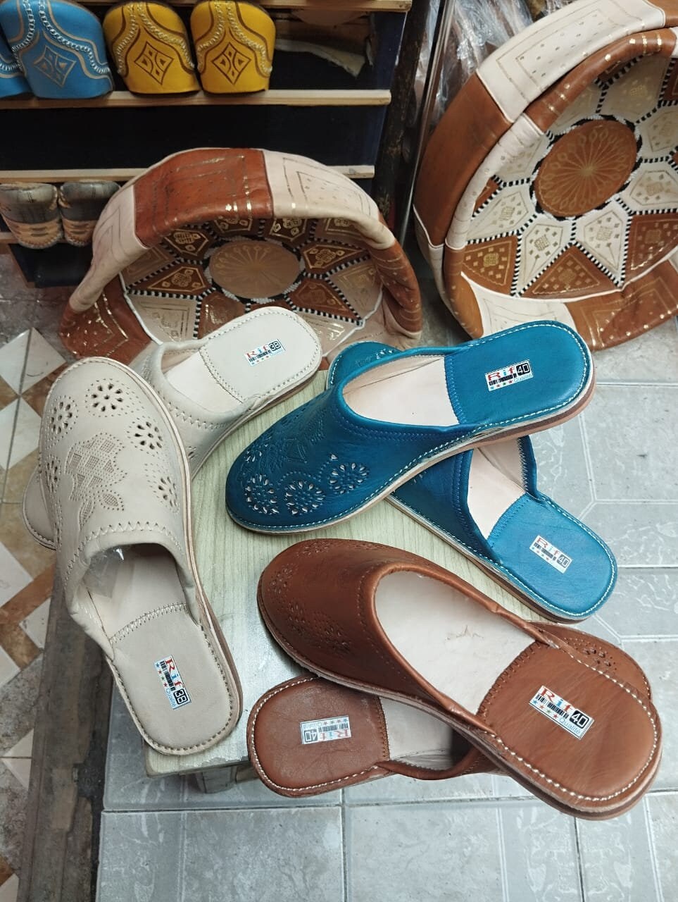 Traditional Moroccan Balgha Leather Shoes Slippers for Adults - Etsy
