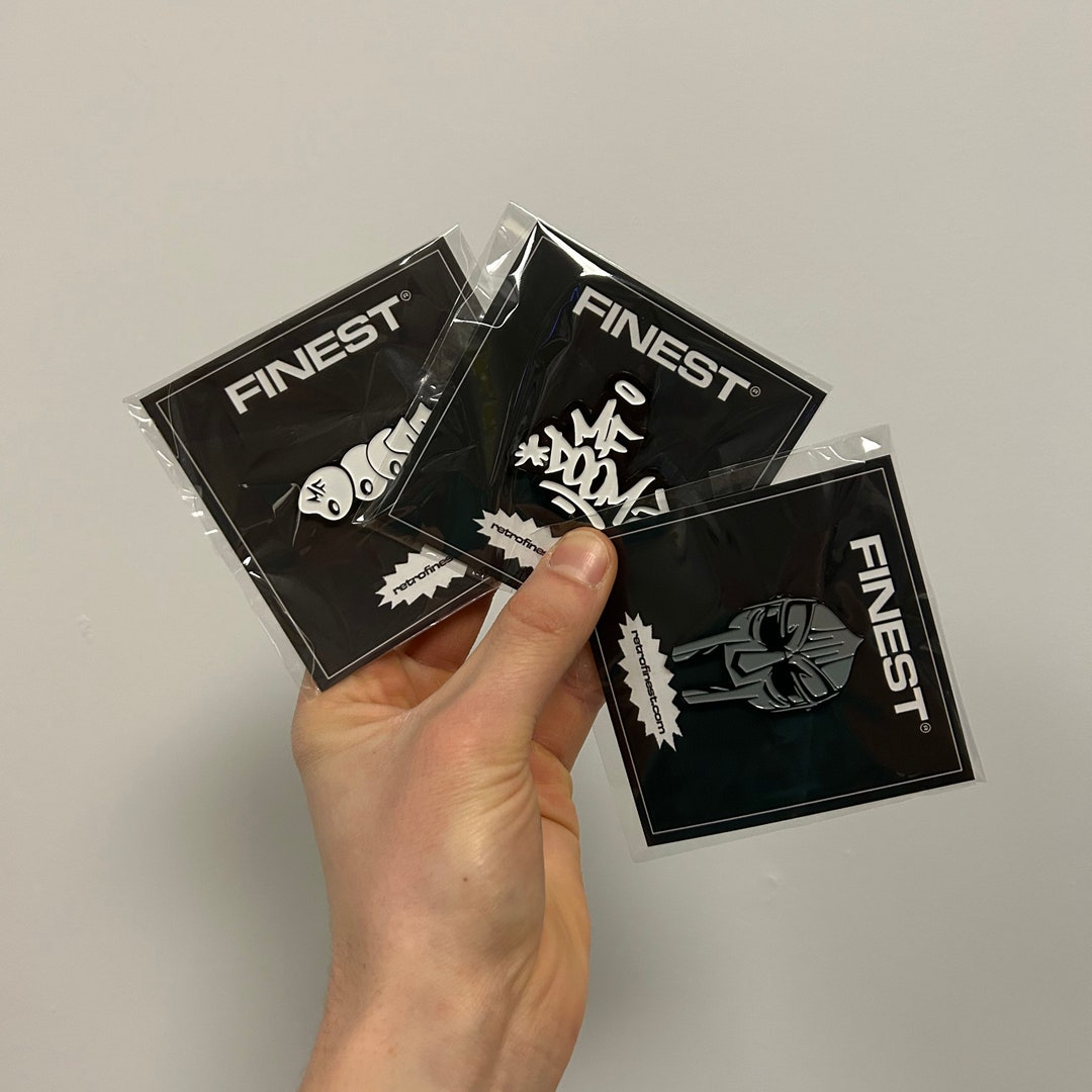 MF DOOM Enamel Pins - Etsy