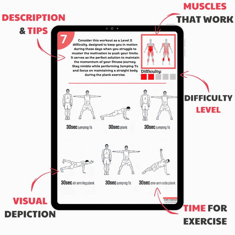 Level Easy Workout Program | Easy Detailed Workout Course for Workout ...