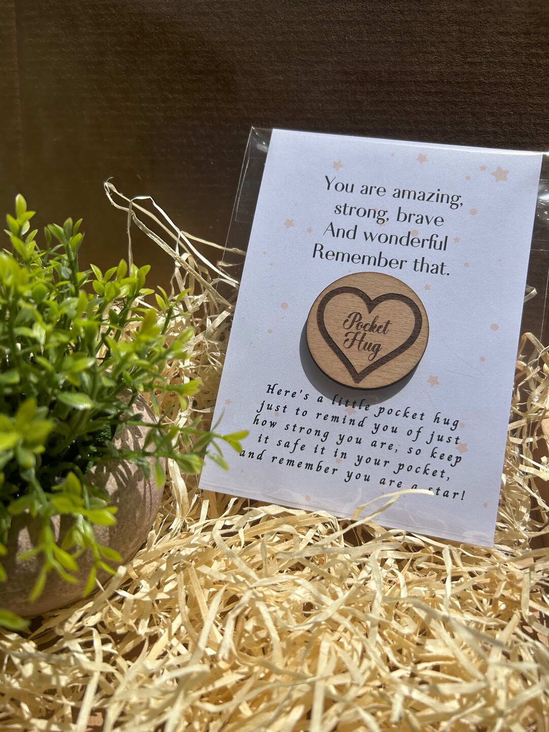 You Are Amazing, Strong, Brave and Wonderful Pocket Hug, Pick Me up ...