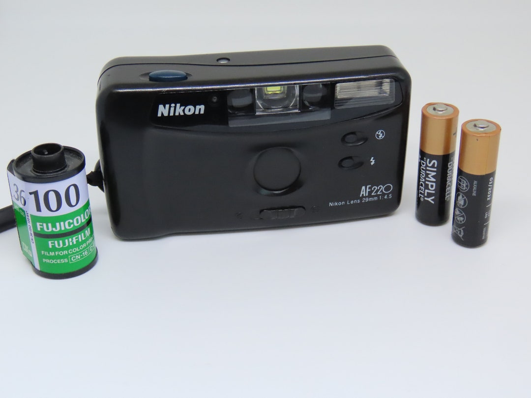 Nikon AF 220 35mm Film Point and Shoot Camera - Etsy