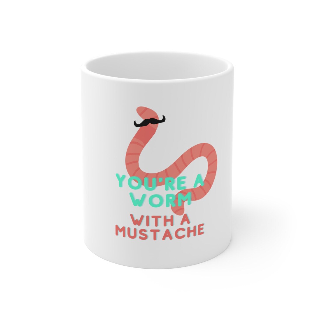 VPR Worm With a Mustache - Etsy