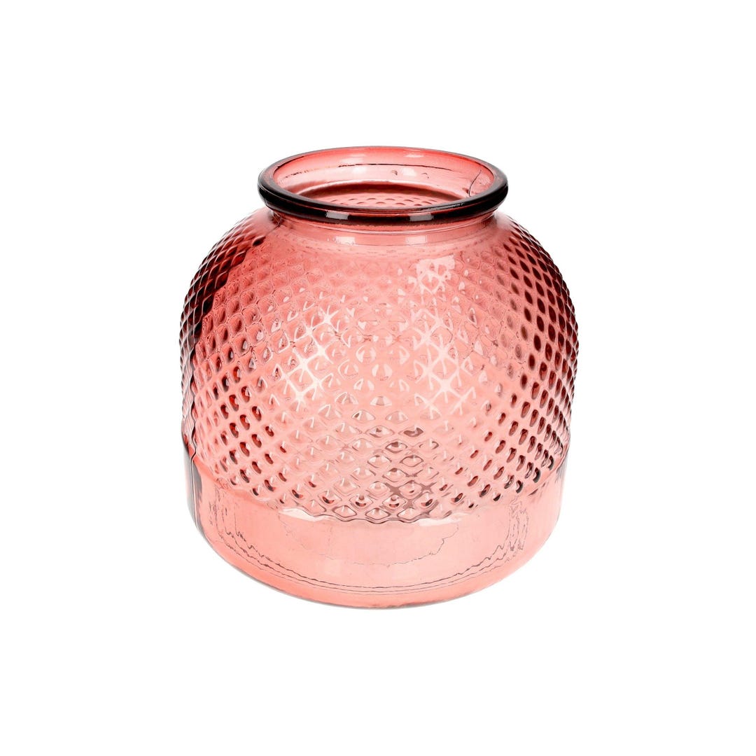 Decorative Vase With Pink Recycled Glass Diamonds - Etsy