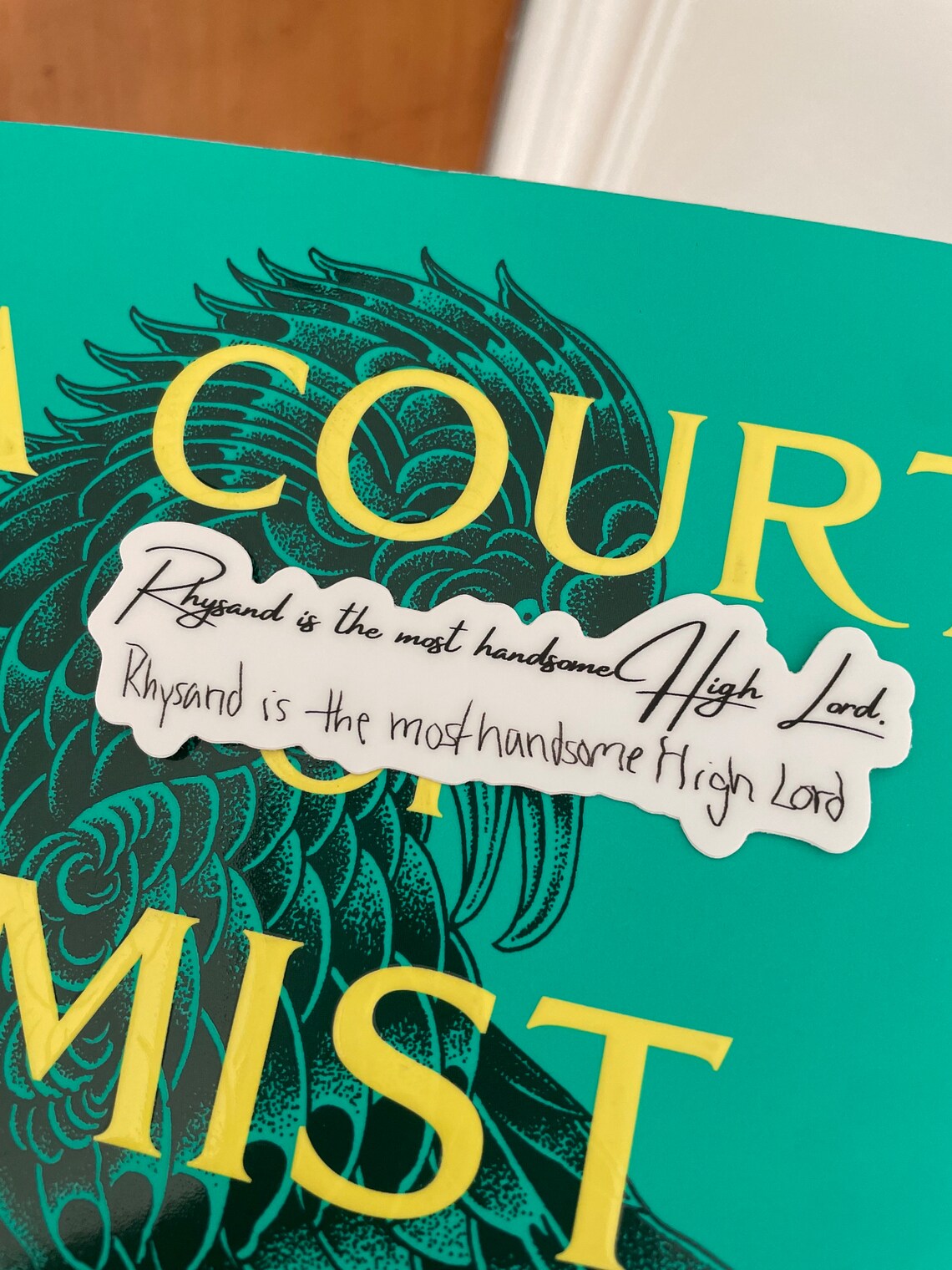 Rhysand is the Most Handsome High Lord Sticker, ACOTAR Sticker - Etsy