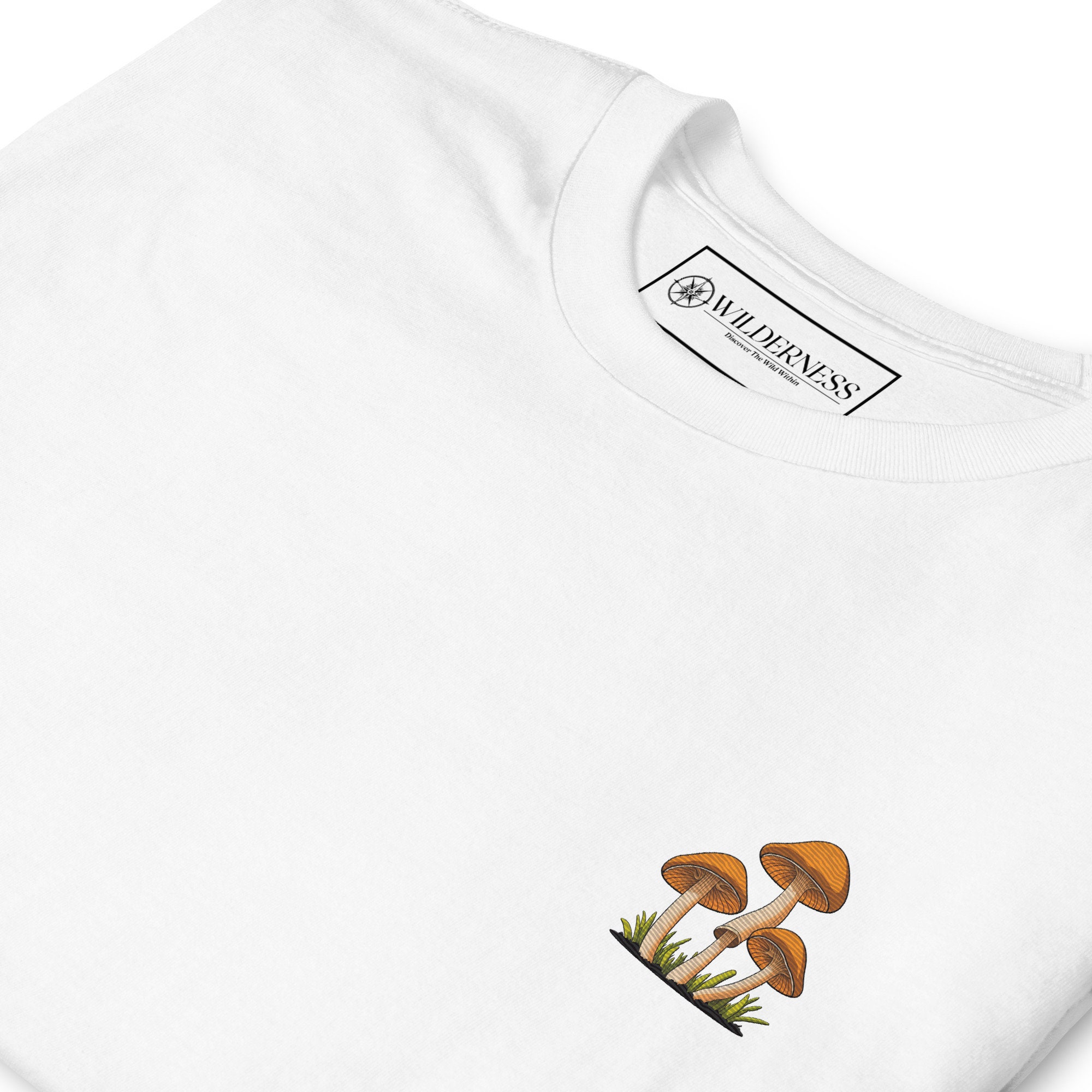 Wilderness Psilocybe Cubensis Embroidery T-shirt Psychedelic Mushroom ...