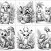 30 Wild Animals Coloring Pages, Cute Baby Wild Animals Coloring Book ...