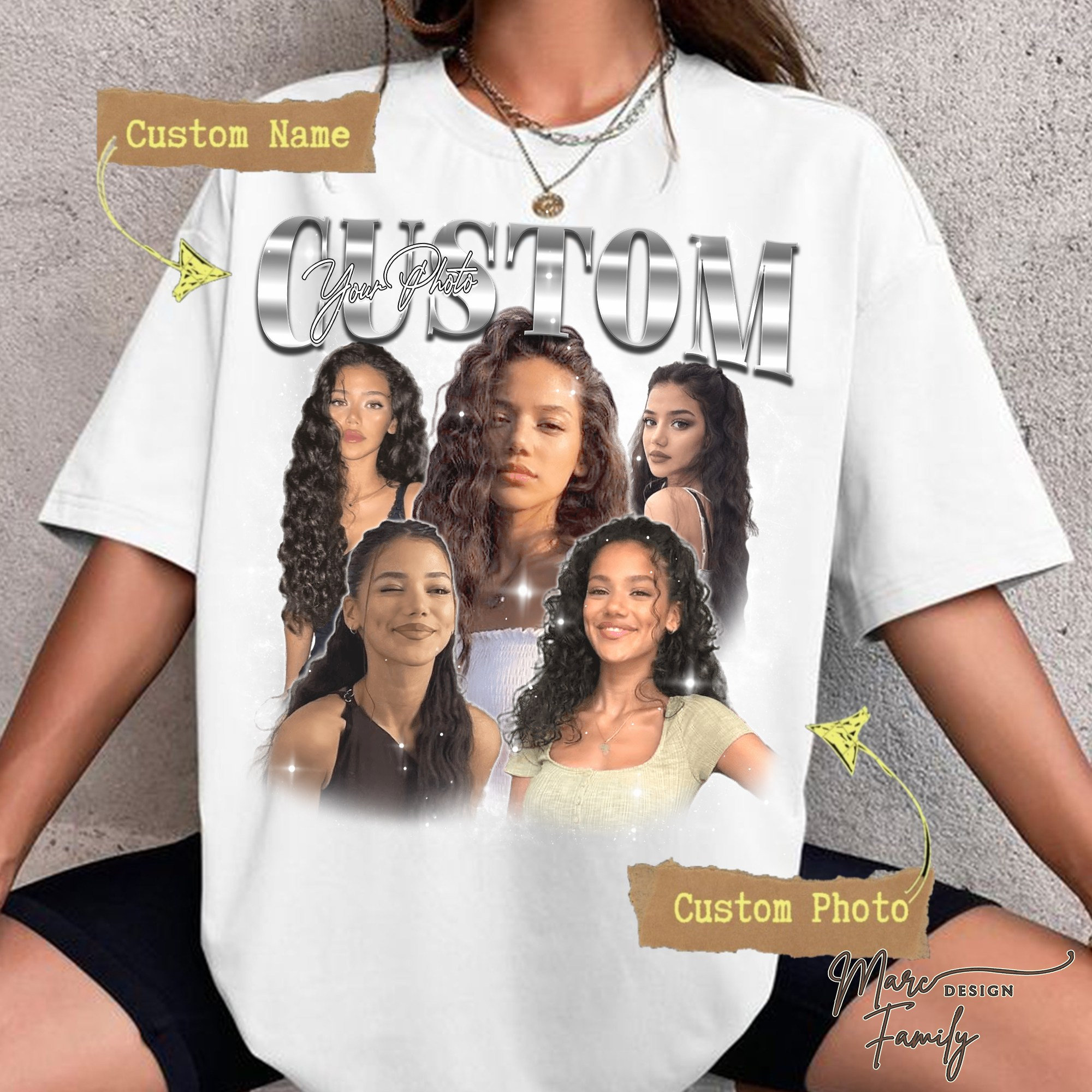 Custom Bootleg Rap Tee, Vintage Graphic 90s Tshirt, CUSTOM Your Own ...